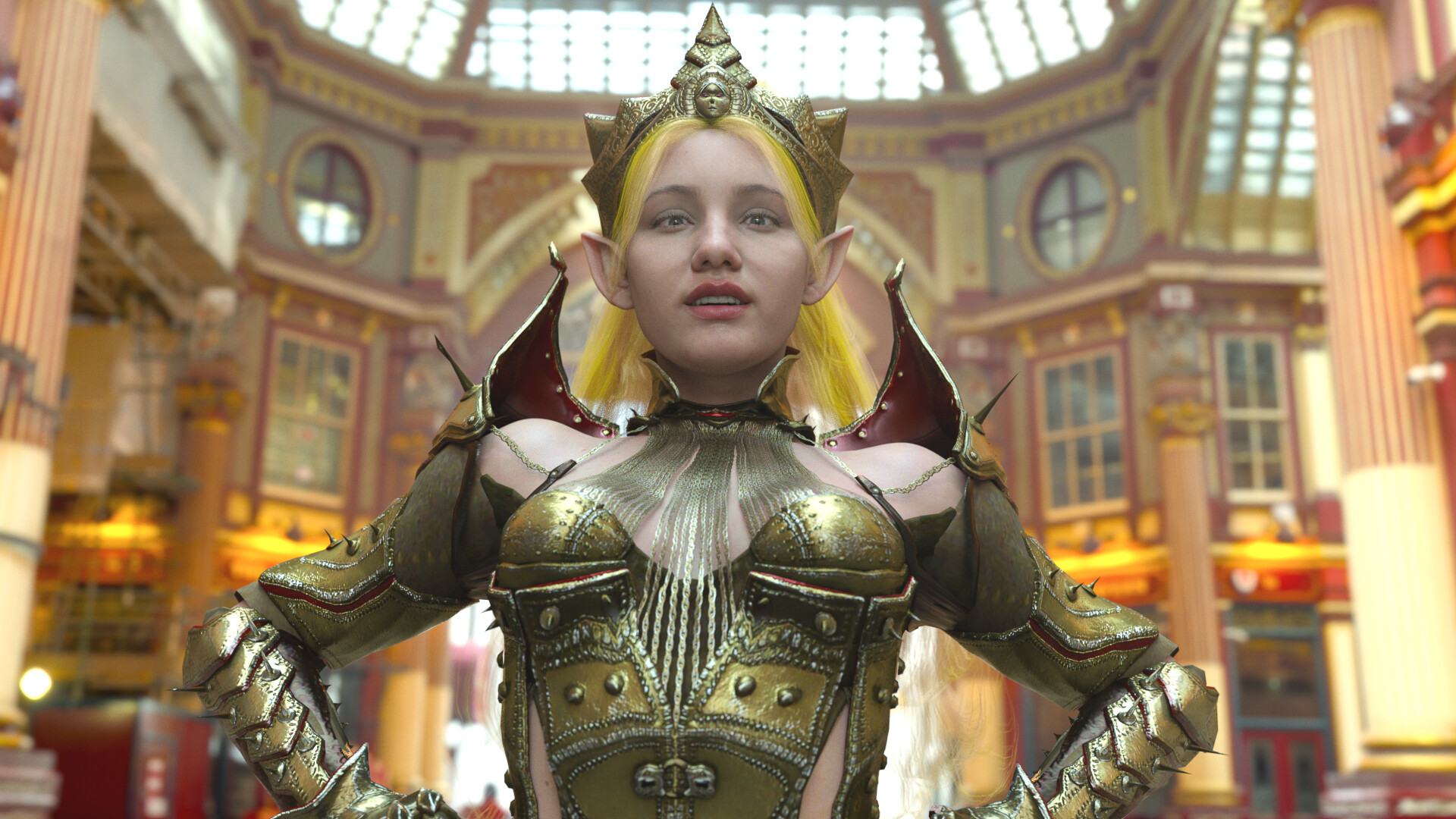 ArtStation - Nana The Elven Noble Rogue | Render Compilation