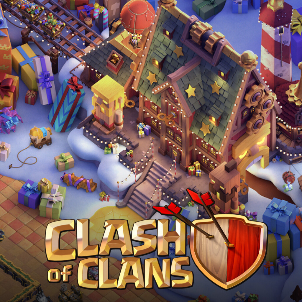 ArtStation - Clash of Clans : Jolly Scenery