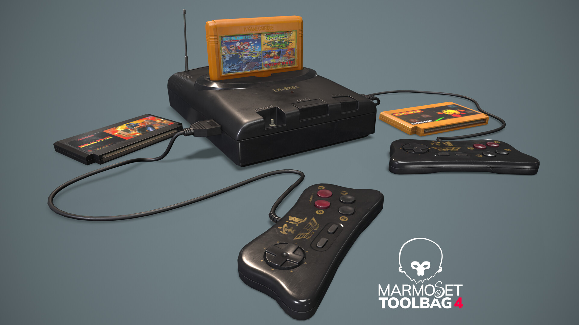 ArtStation - Old game console