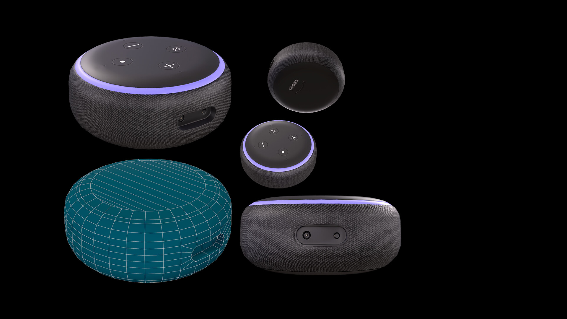 ArtStation - Amazon Alexa - 3D Game Asset