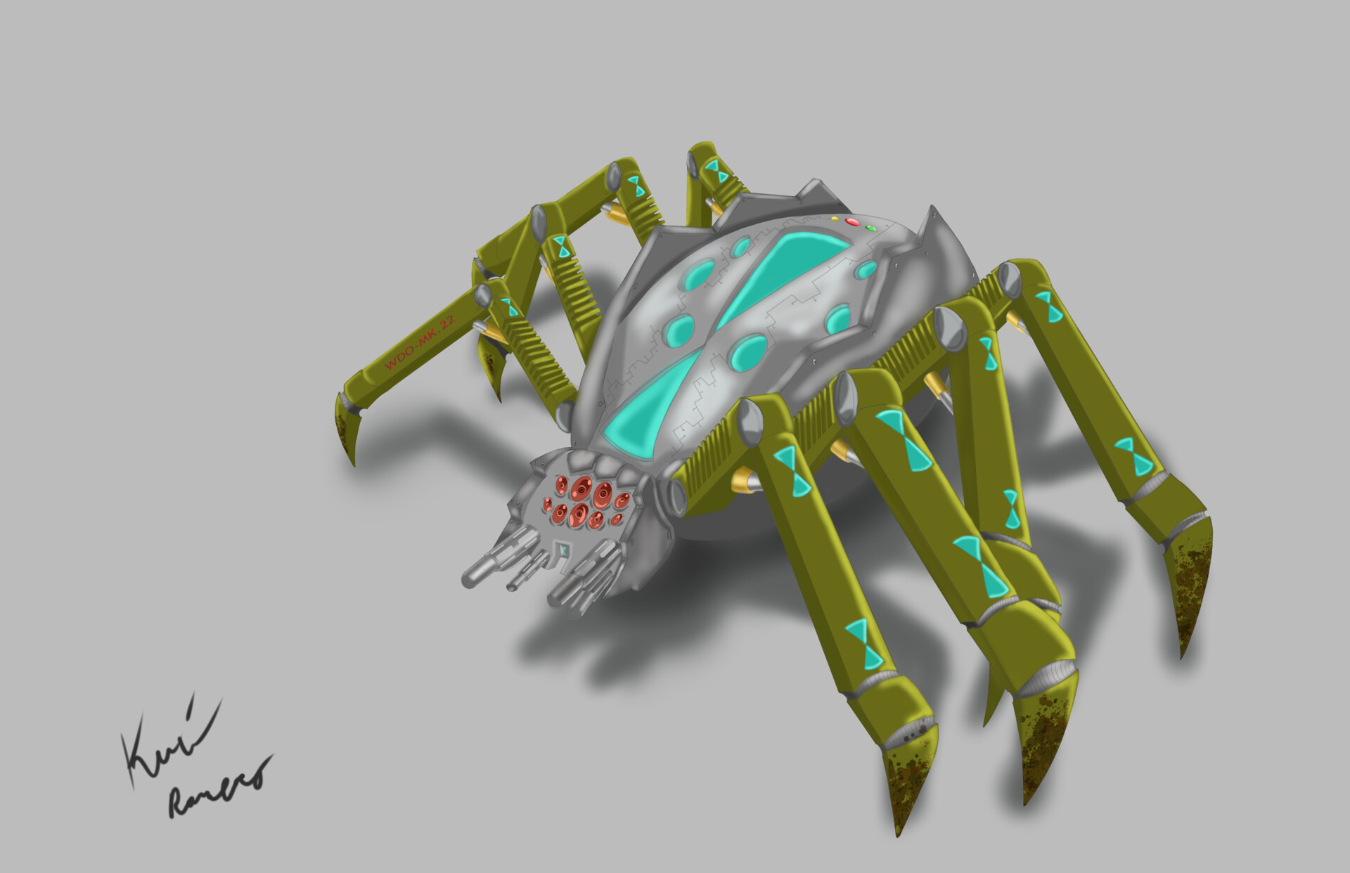 ArtStation - Spider Mech