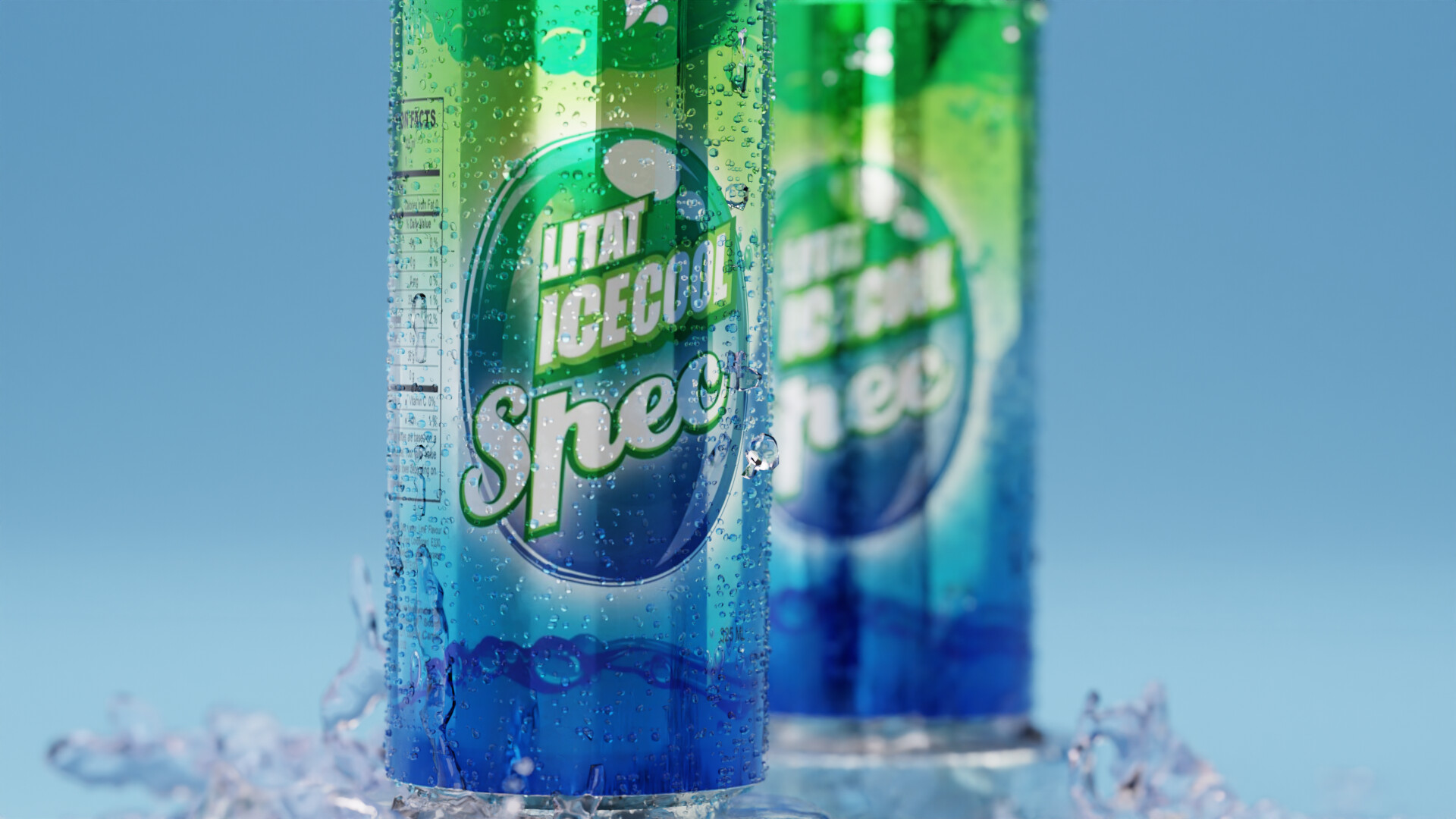 ArtStation - Cold Drink 3D animation | Blender 3D