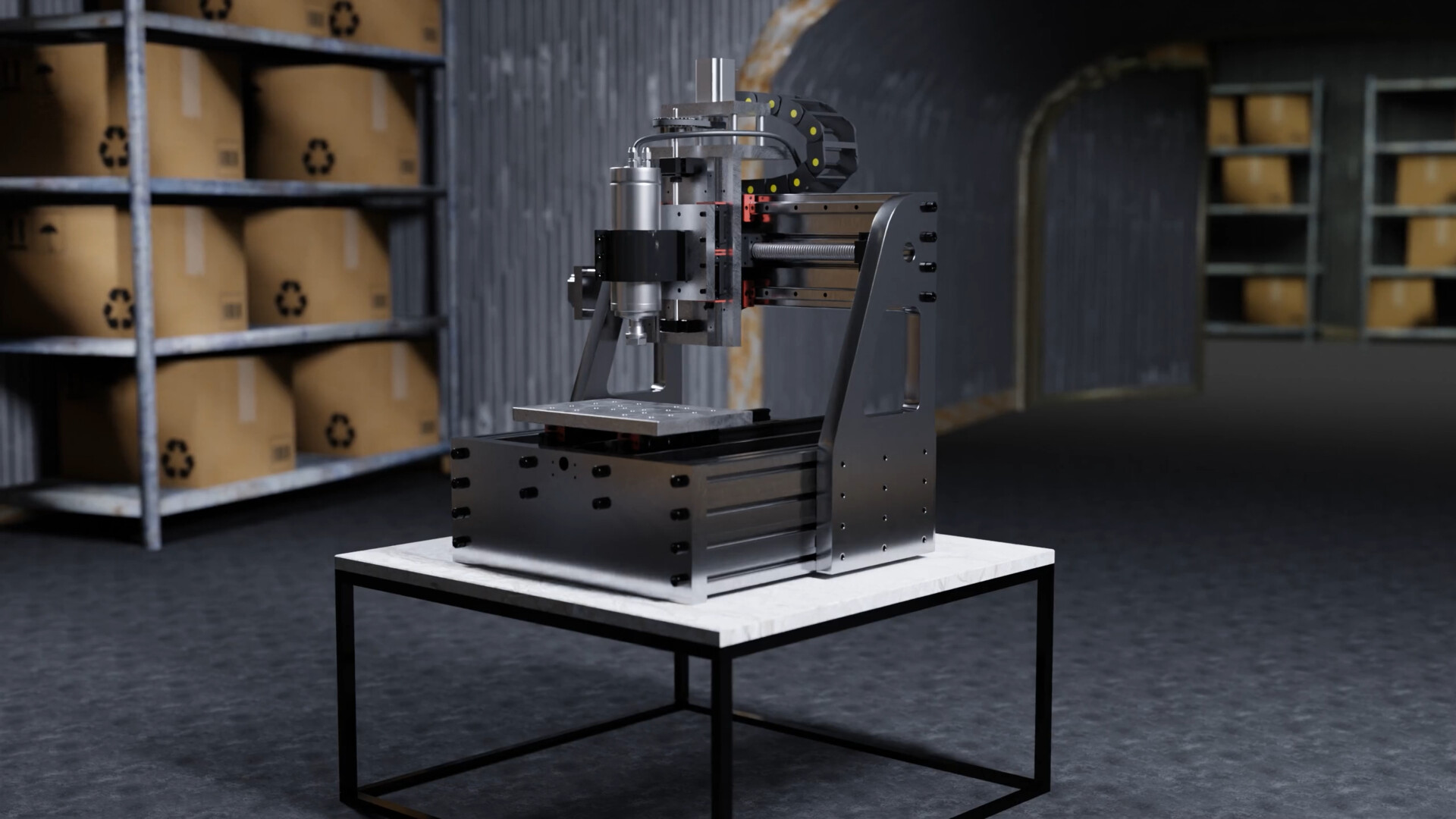 ArtStation - CNC Machine