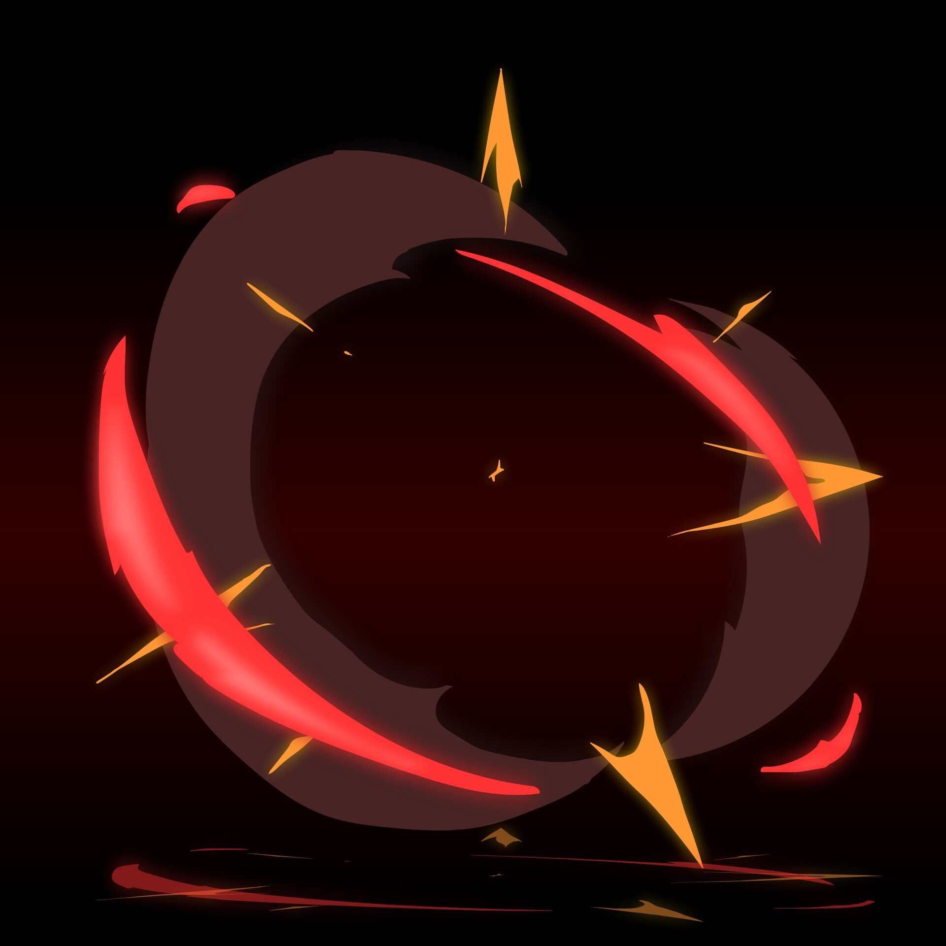 ArtStation - 2D VFX Animation - Magic explosion