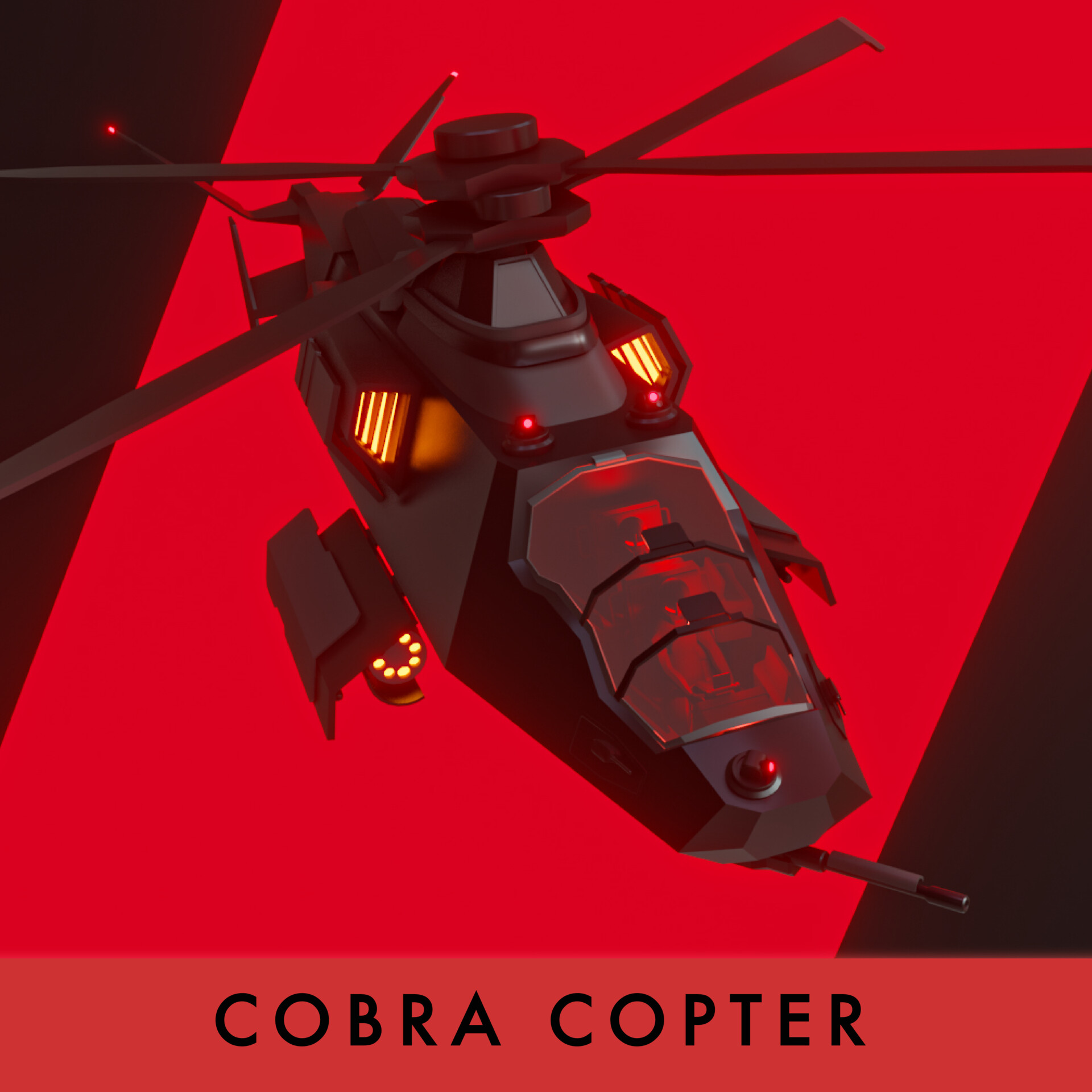 ArtStation - Cobra Stealth Copter