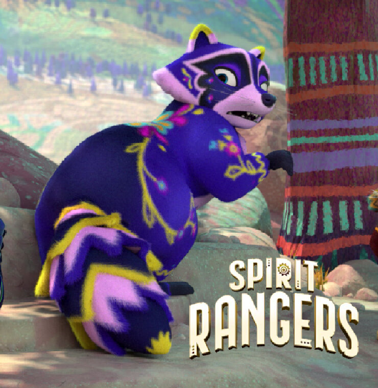 ArtStation - Spirit Rangers S2 - Raccoon Trickster Trio