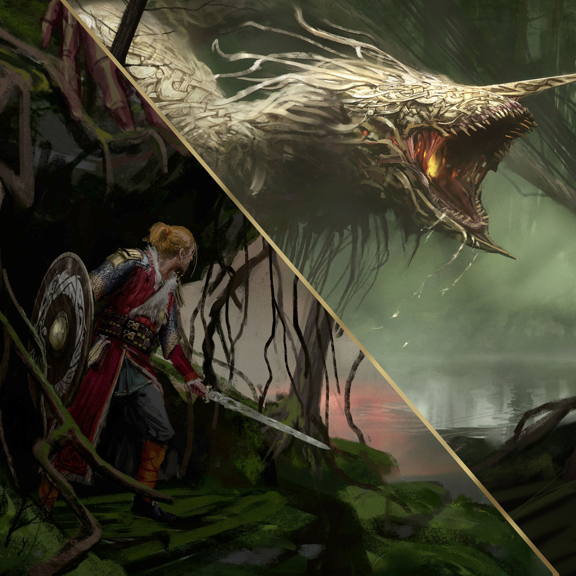 ArtStation - Fafner vs Sigurðr - Graduation Project 2023 - Part 4/4