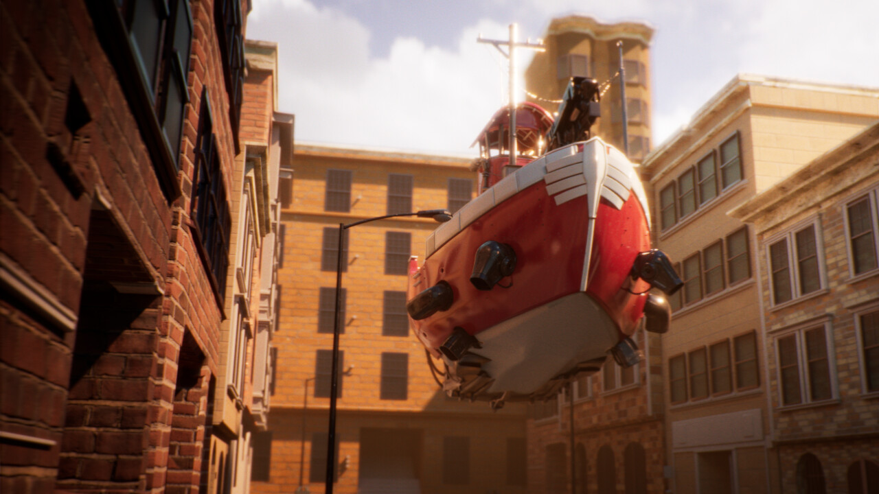 ArtStation - Lighting and compositing study - Boat