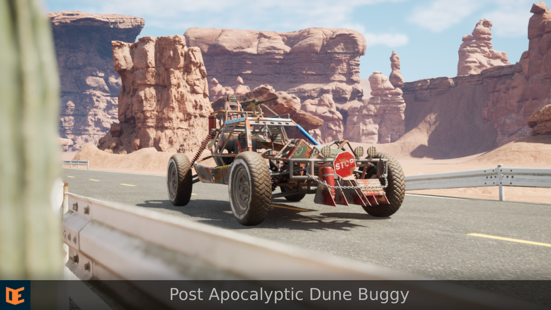 ArtStation - Post Apocalyptic Dune Buggy