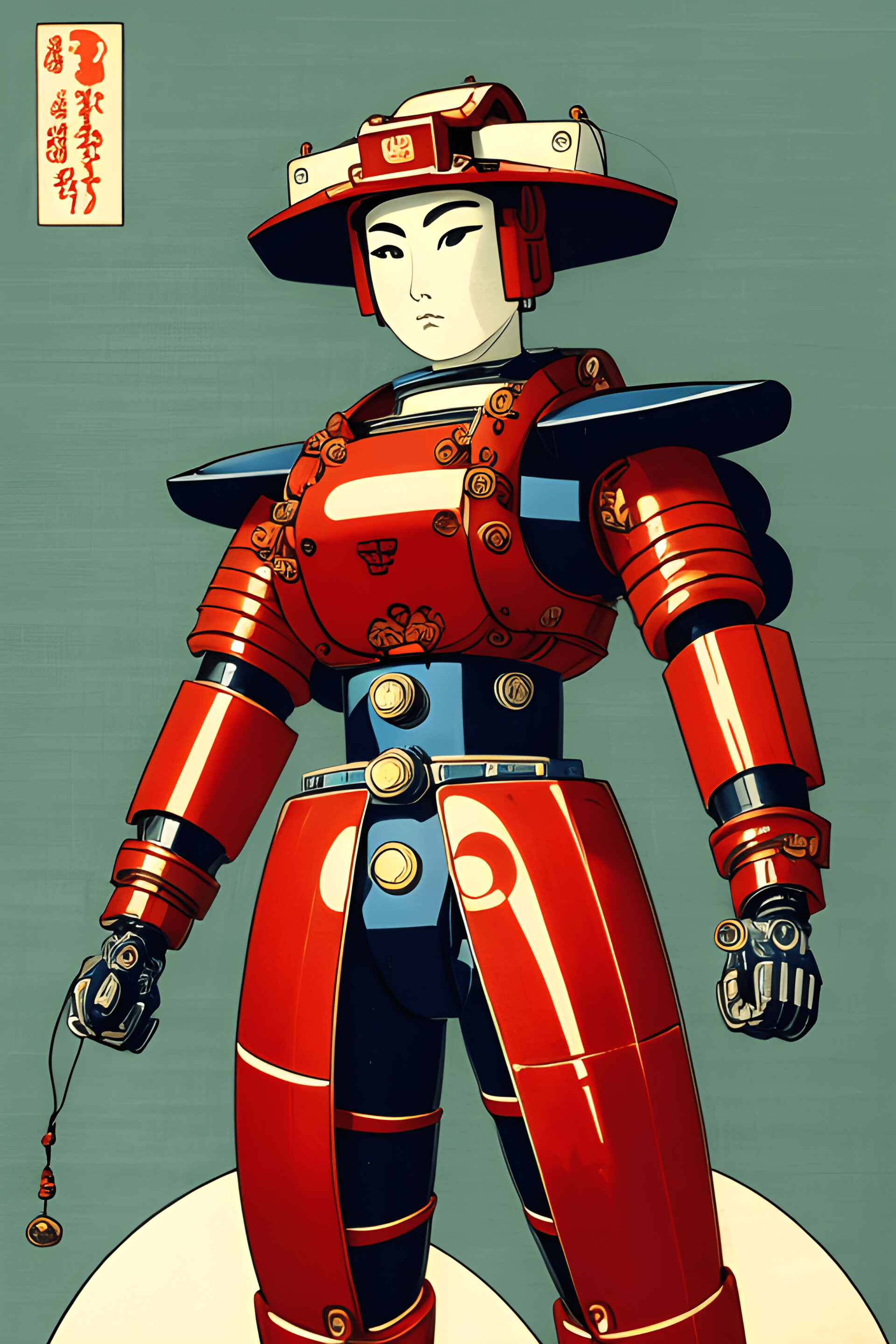 ArtStation - Edo-era style mecha