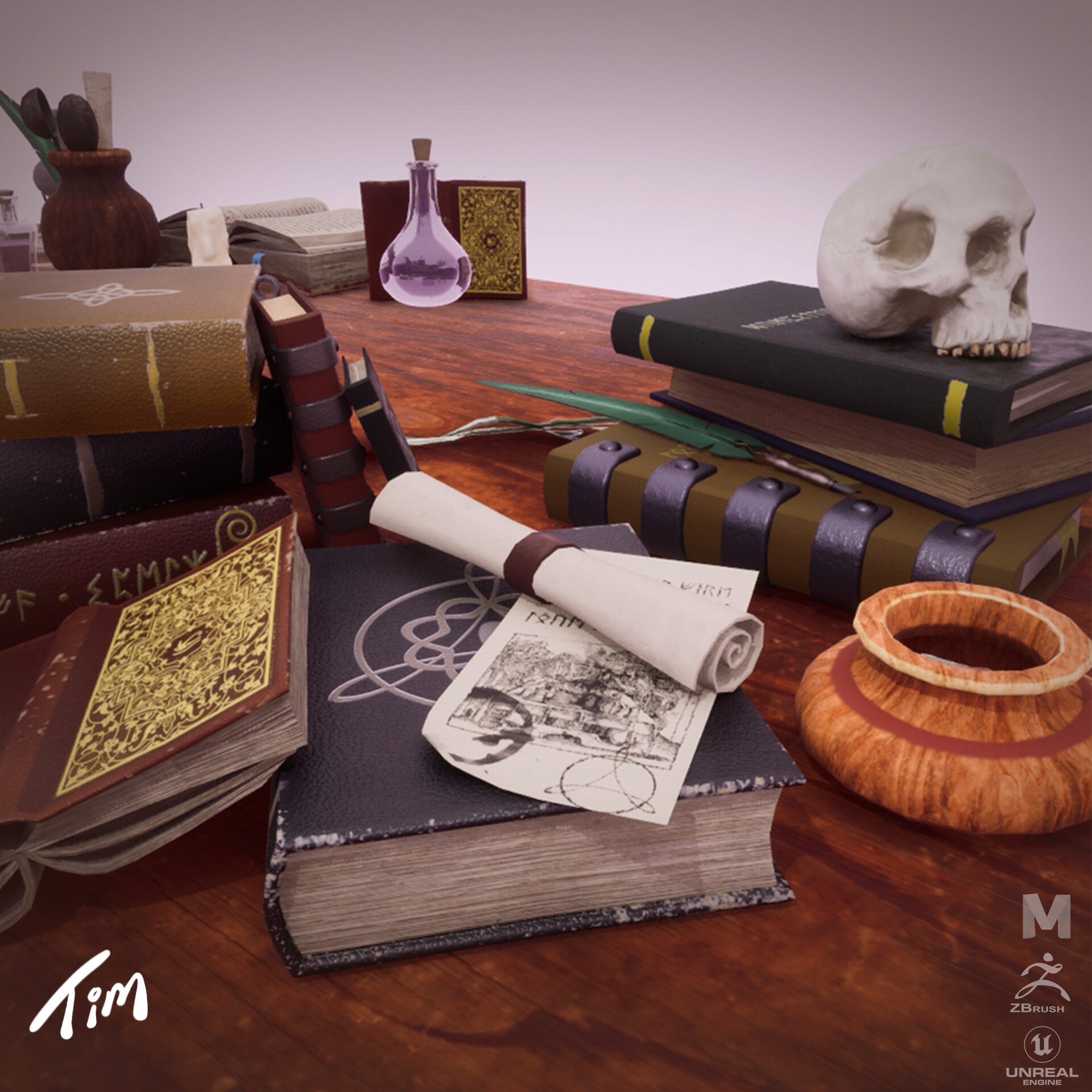 ArtStation - Wizard Table