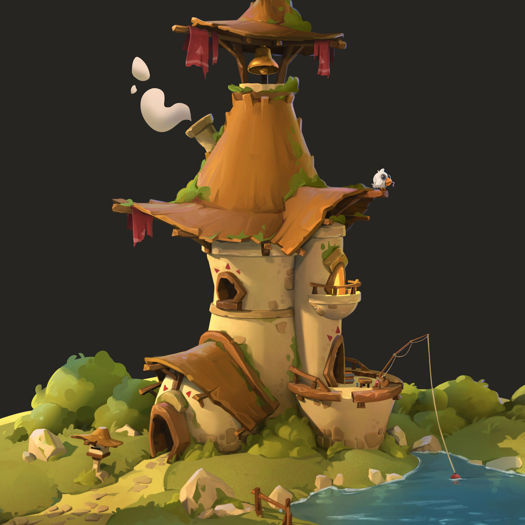 ArtStation - The Bell House