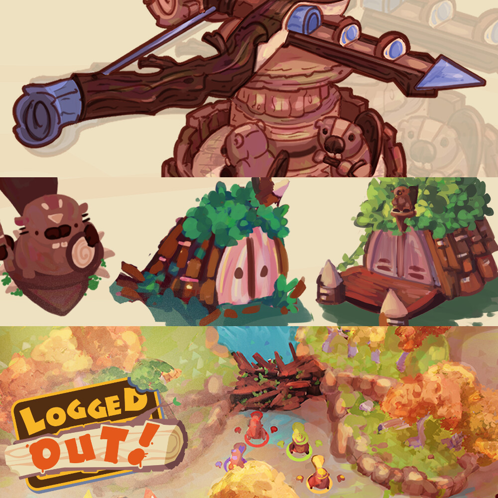 ArtStation - Logged Out! Props and environment concepts