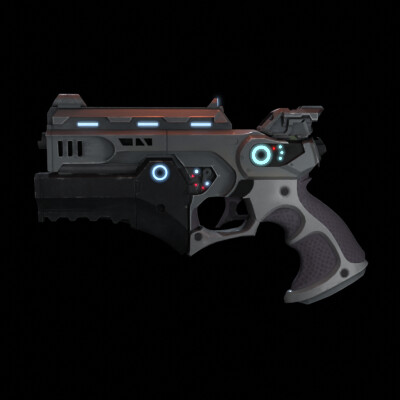 ArtStation - Nova gun 3d modeling