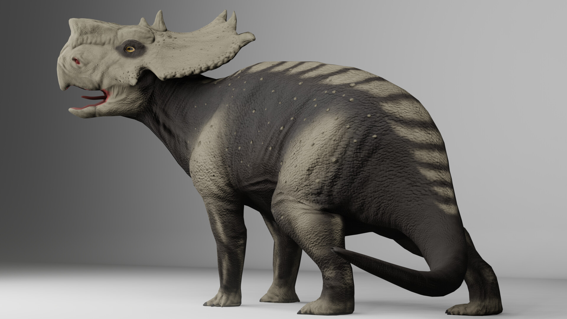 ArtStation - Pachyrhinosaurus Delta Skul skin