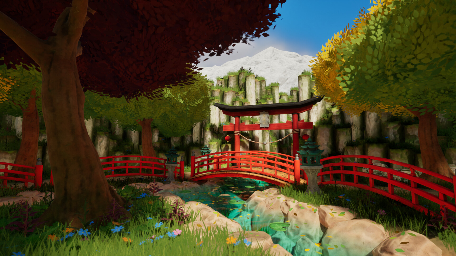 ArtStation - Torii In The Forest