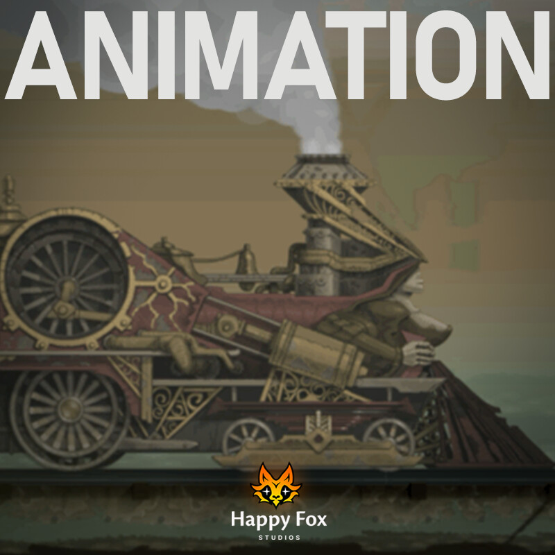 ArtStation - Steam Train - Animation