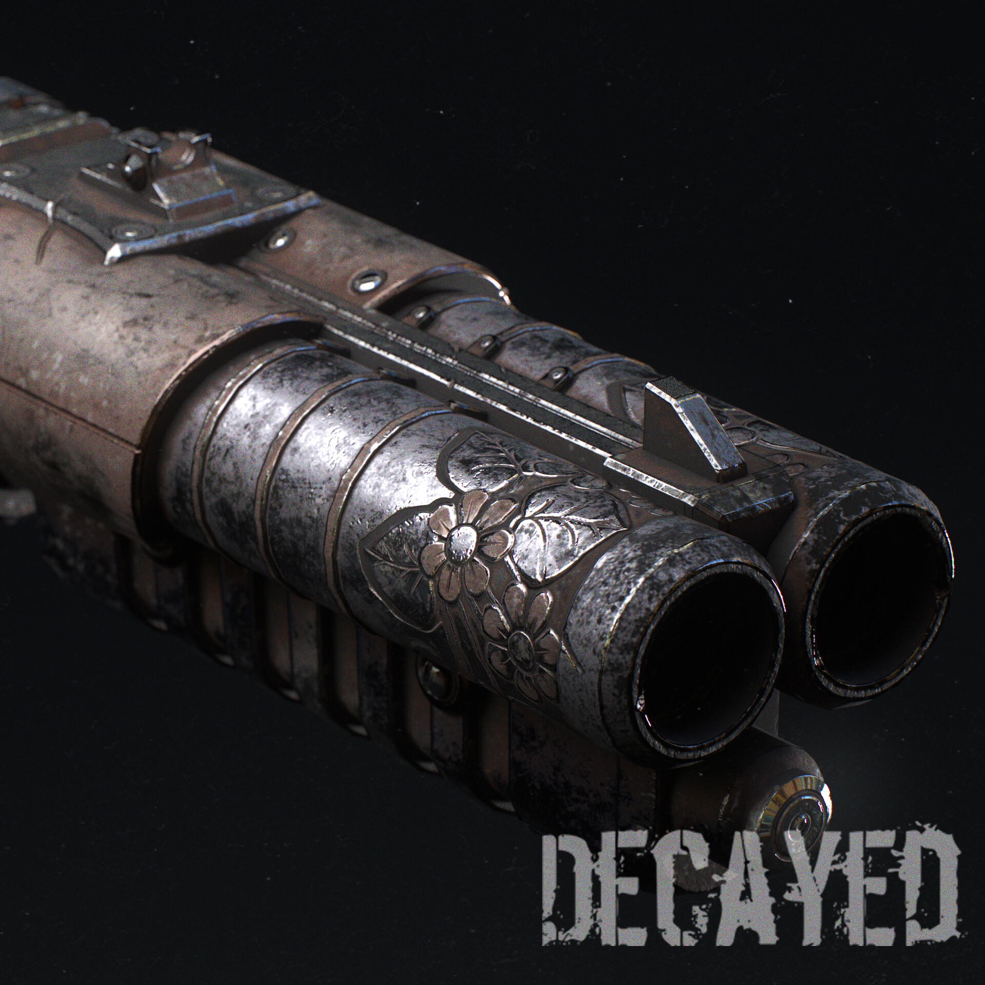ArtStation - DECAYED - Chrome Shotgun