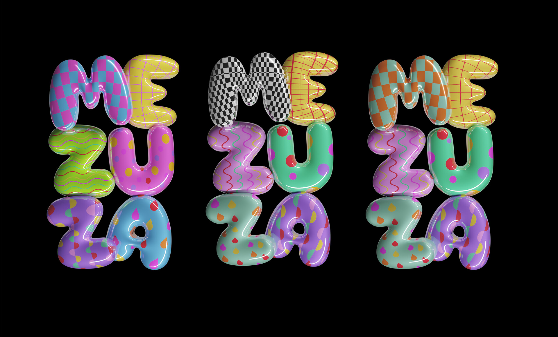 ArtStation - 3d letters for posters