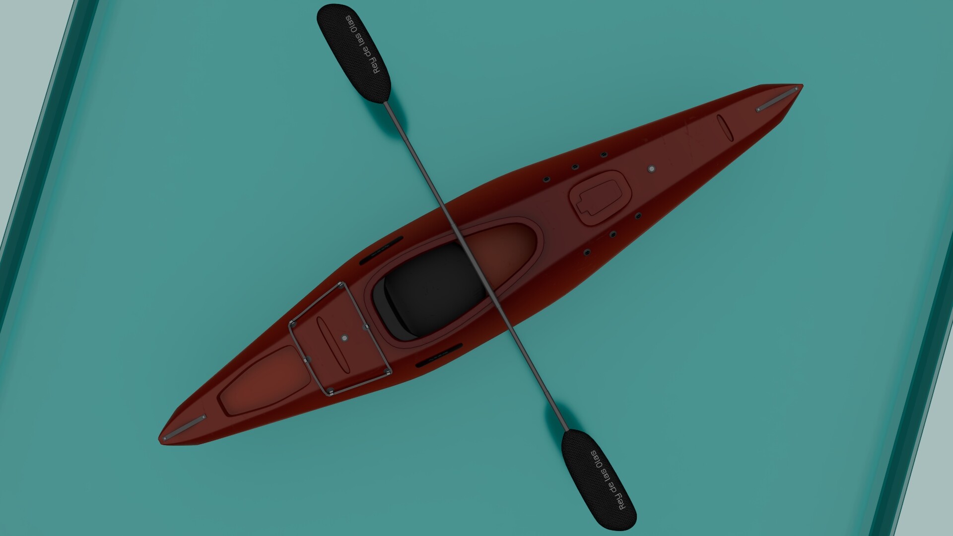 ArtStation - 'Red Kayak'