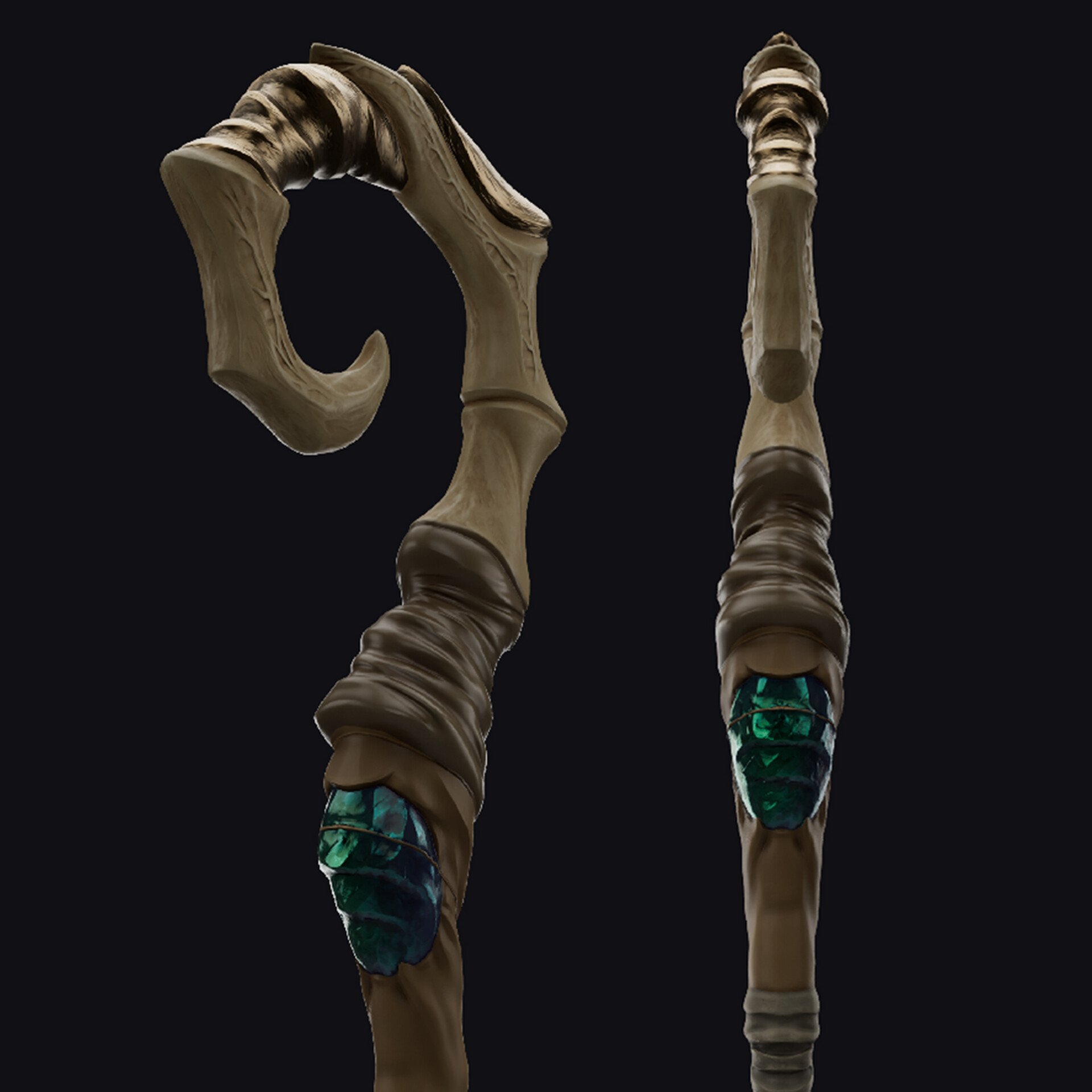 ArtStation - Mystical Staff: Character Asset