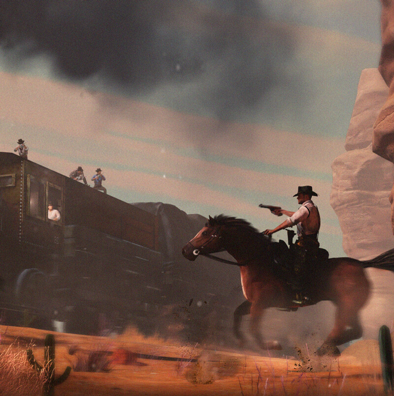 ArtStation - The Train Heist