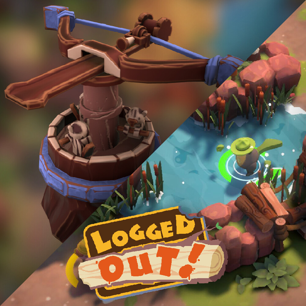 ArtStation - Logged Out! - Environment and Props 3D