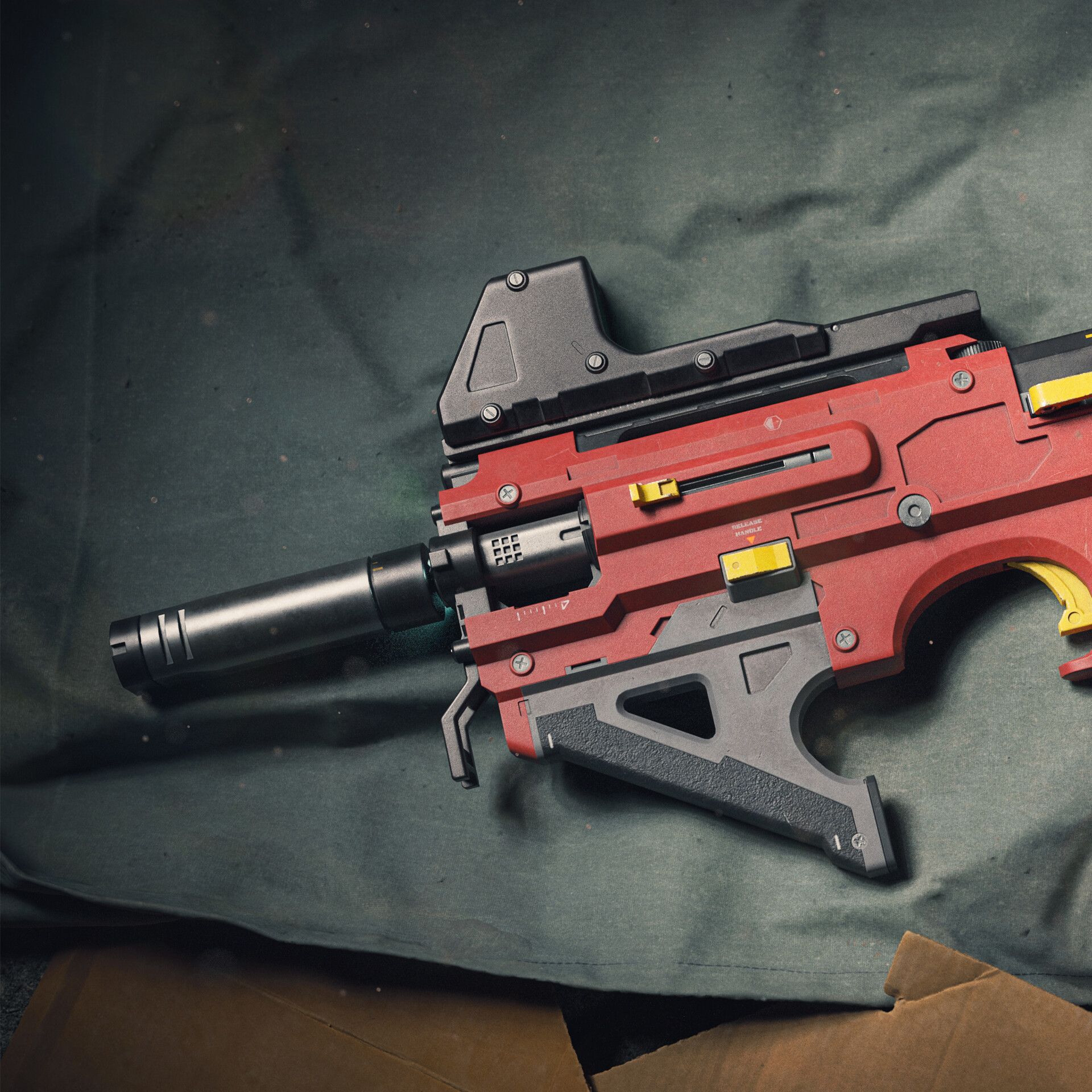 ArtStation - Bullpup Assault Rifle