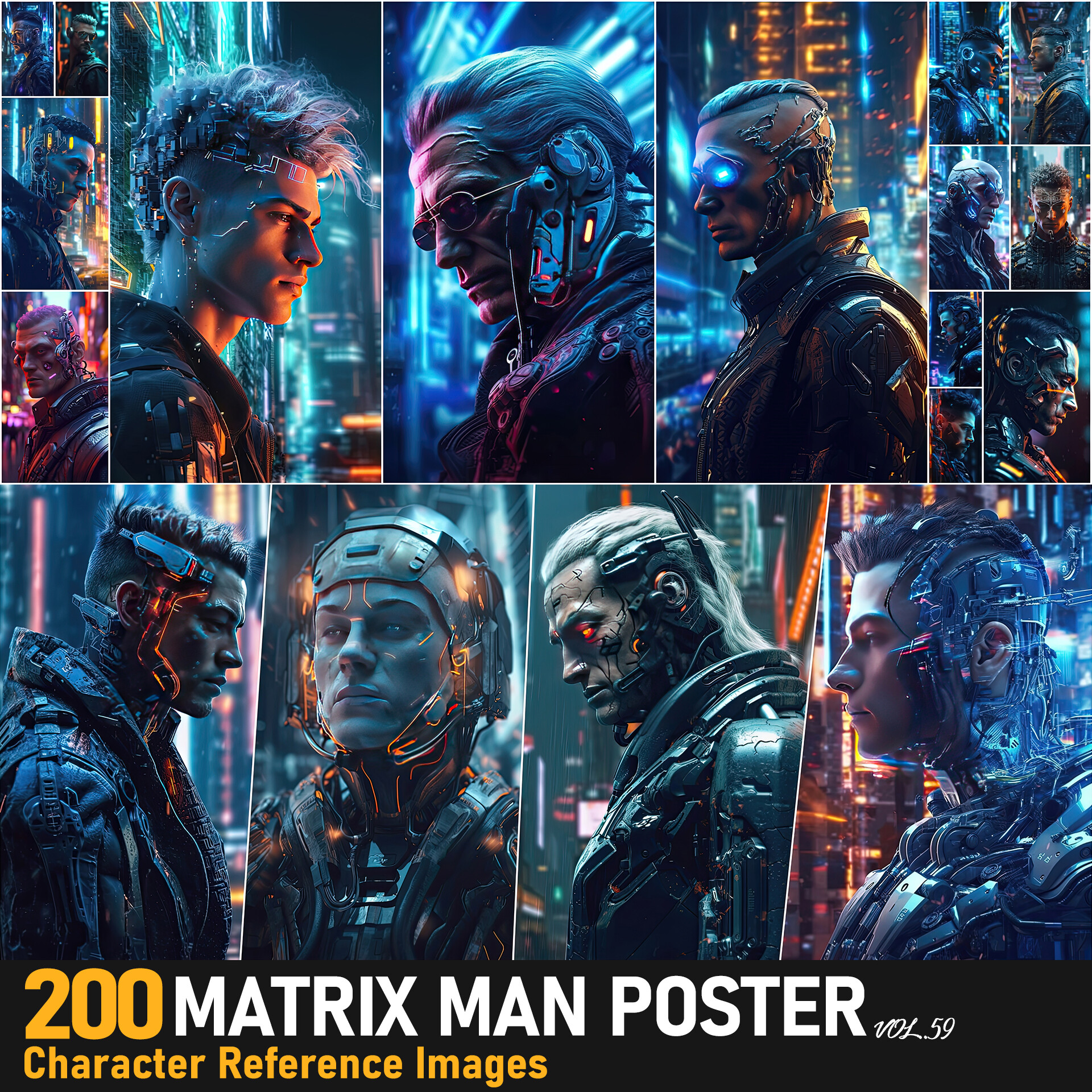 ArtStation - Matrix Man Poster VOL.59|4K Reference Images