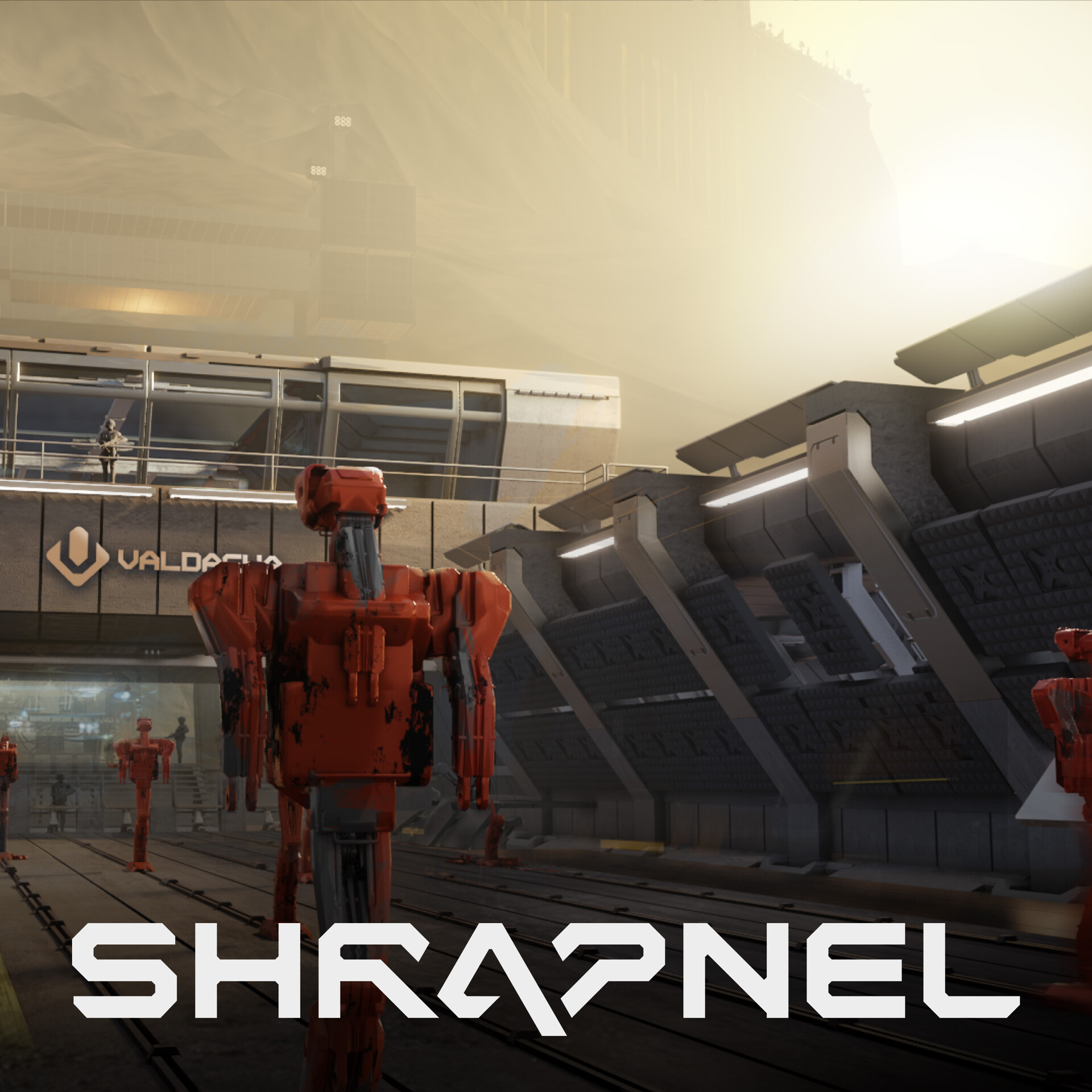 ArtStation - SHRAPNEL_Gun range exterior