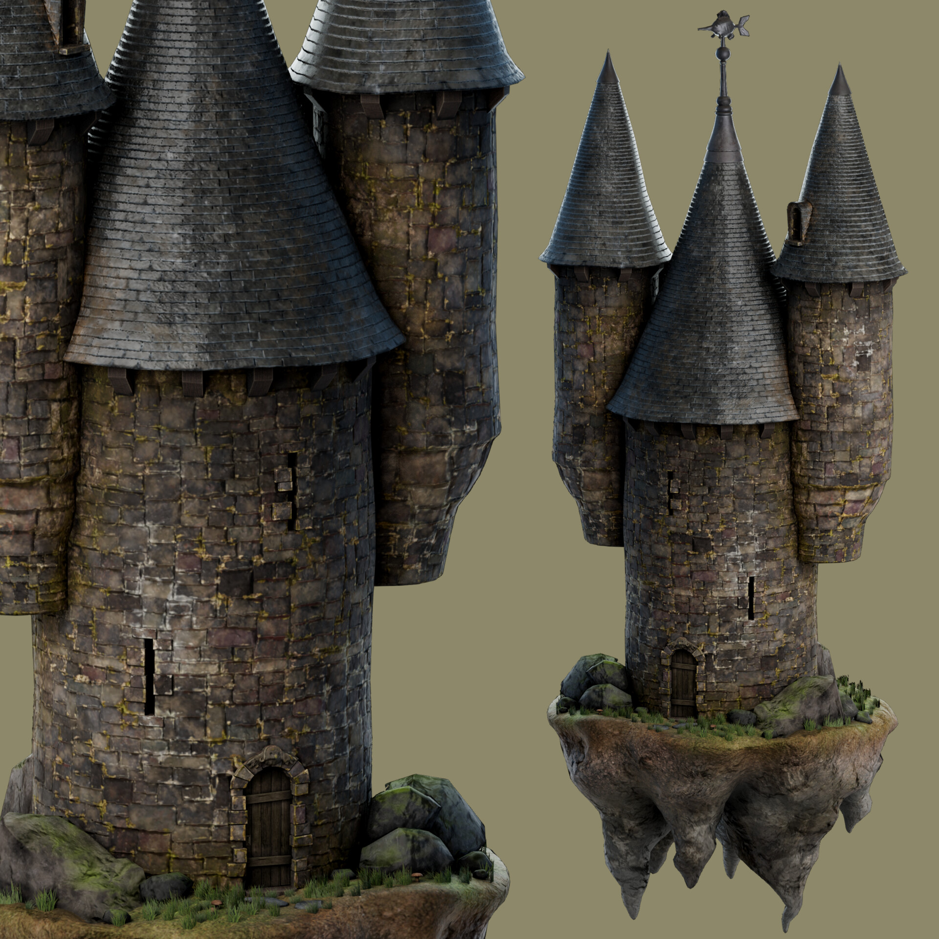 ArtStation - Stone tower -Art test