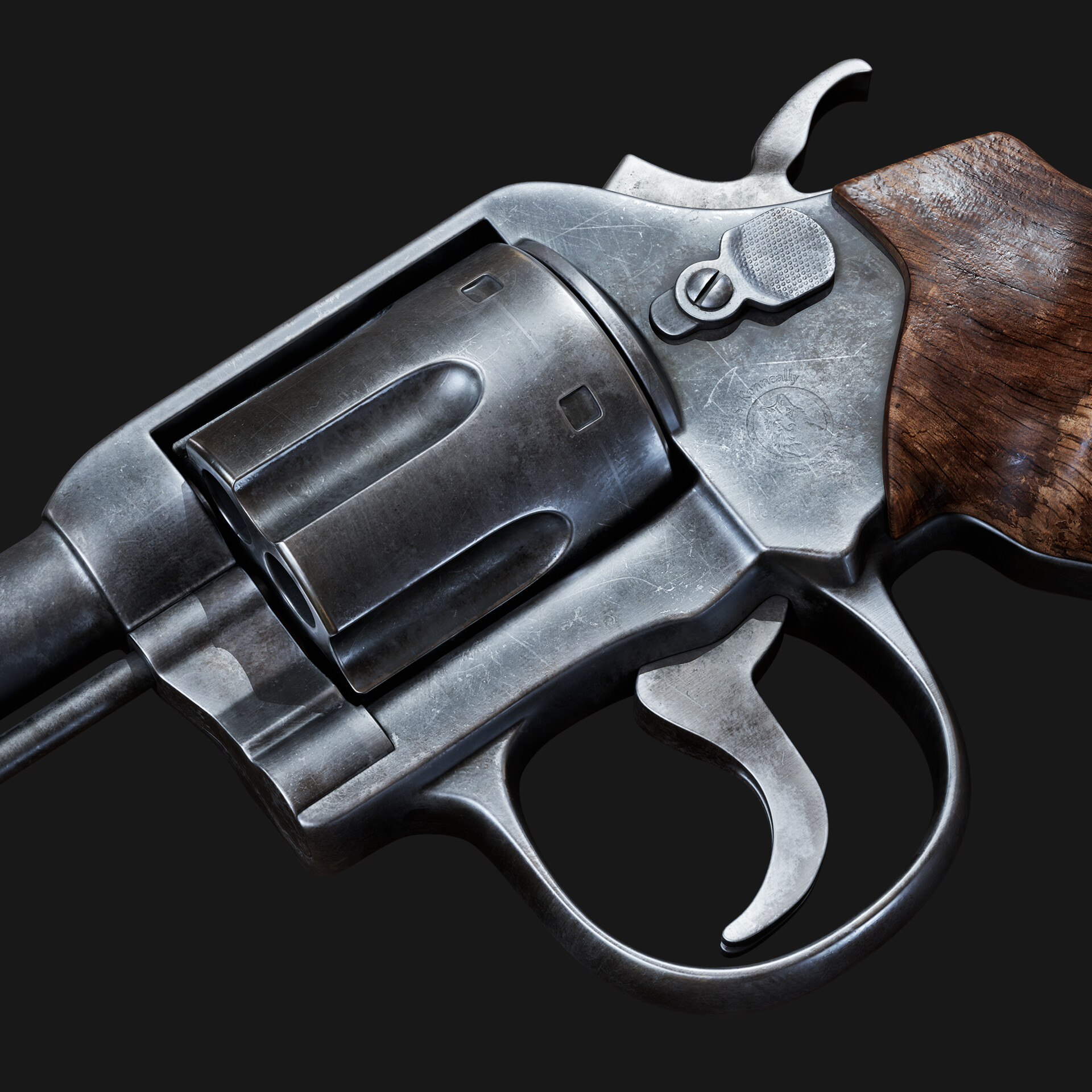ArtStation - Wild West Revolver