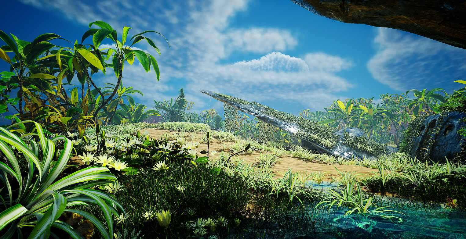 ArtStation - Jungle Wreck [UE5]