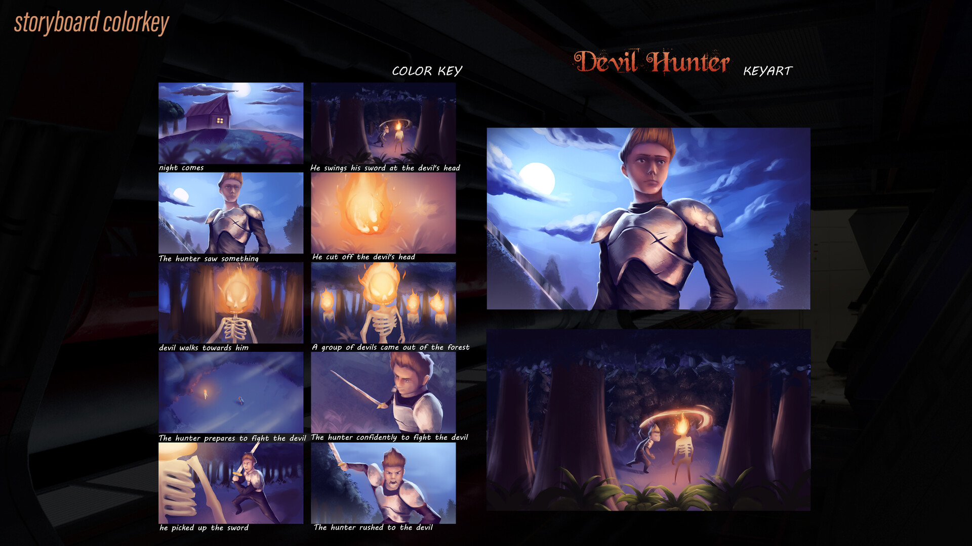 ArtStation - Storyboard Colorkey