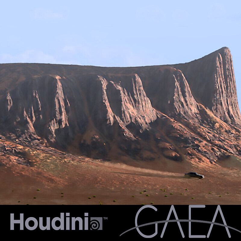 ArtStation - Desert Environment Houdini | Gaea