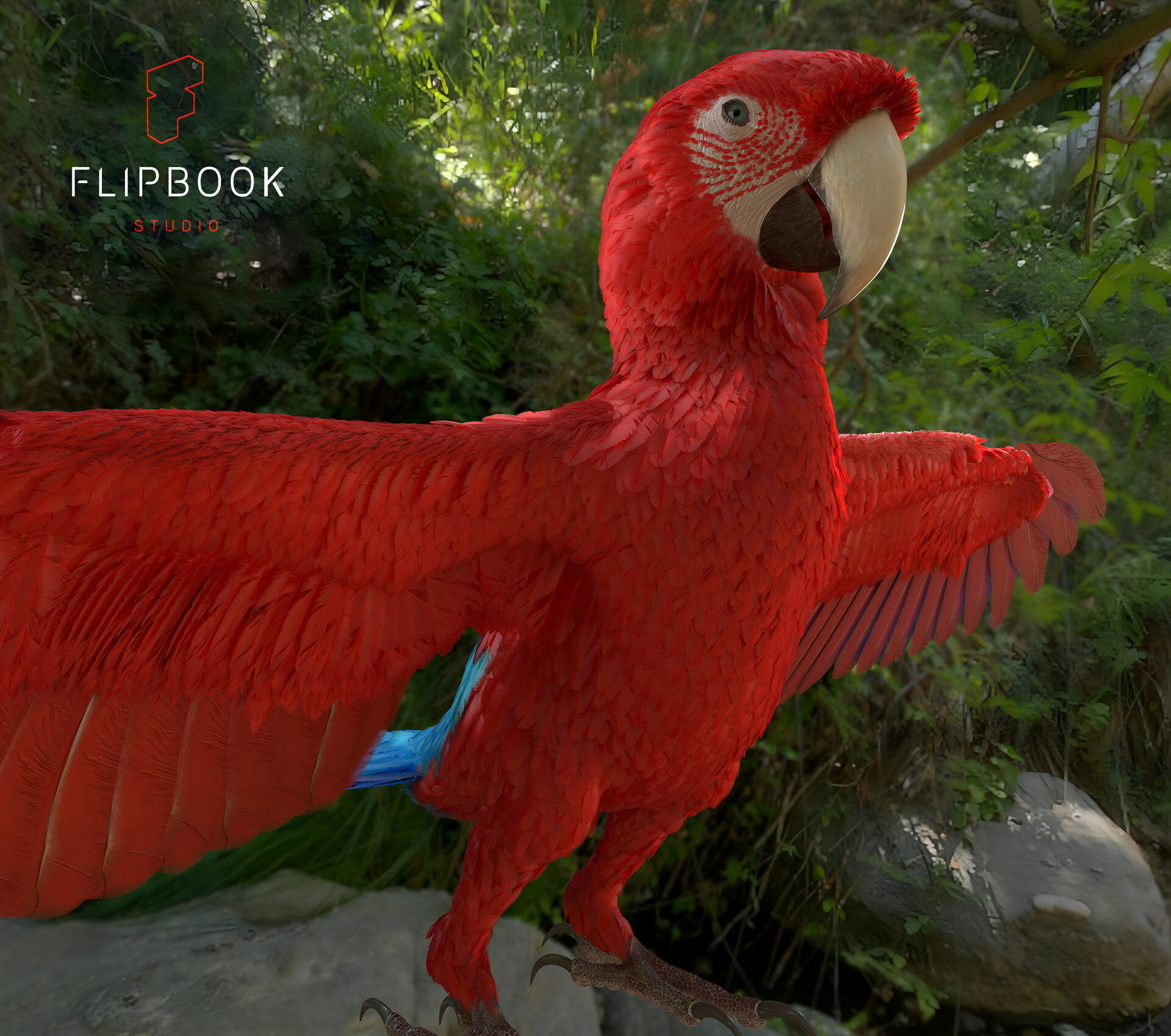 ArtStation - 3D Parrot | Flipbook VFX