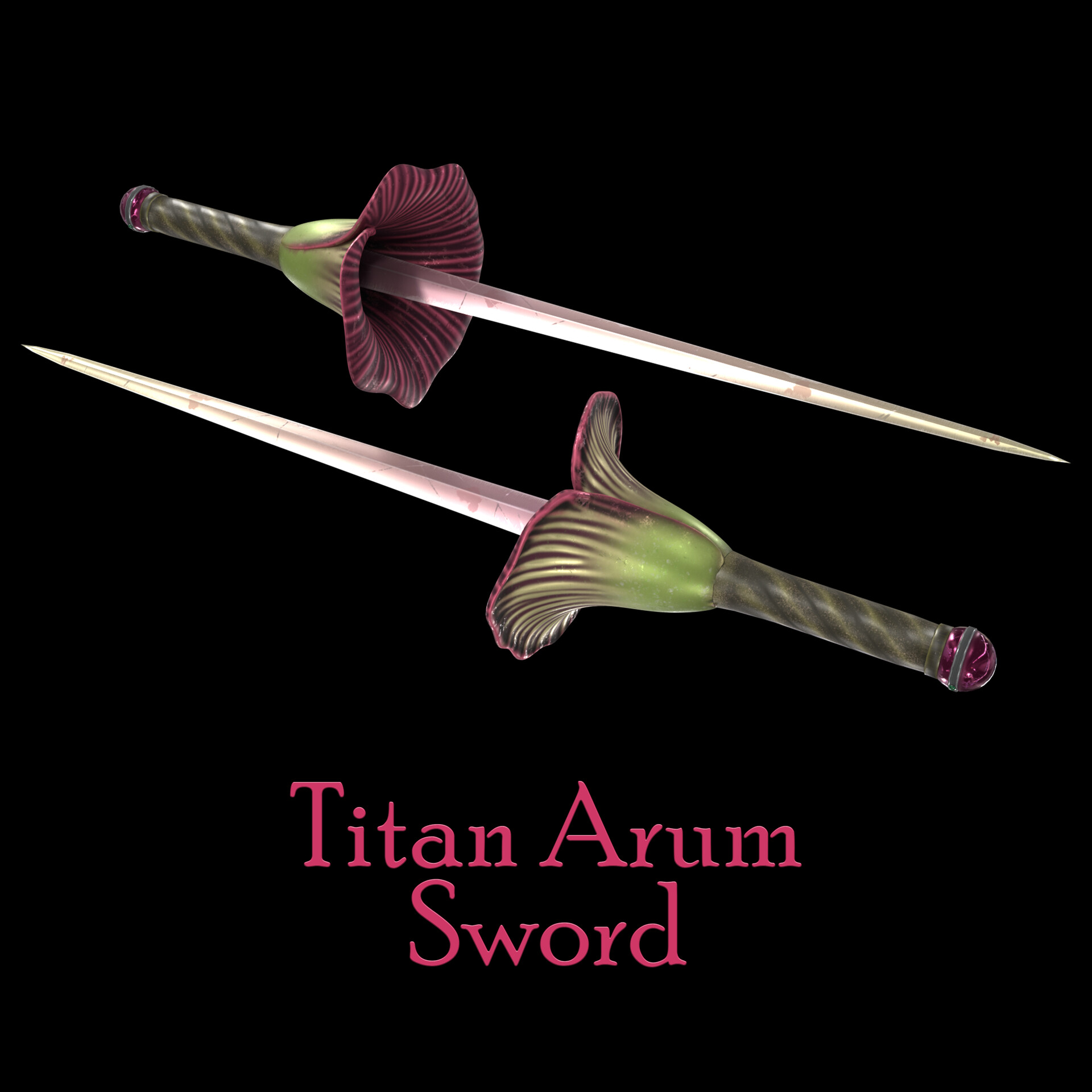 ArtStation - The Titan Arum Sword (Bunga Bangkai)