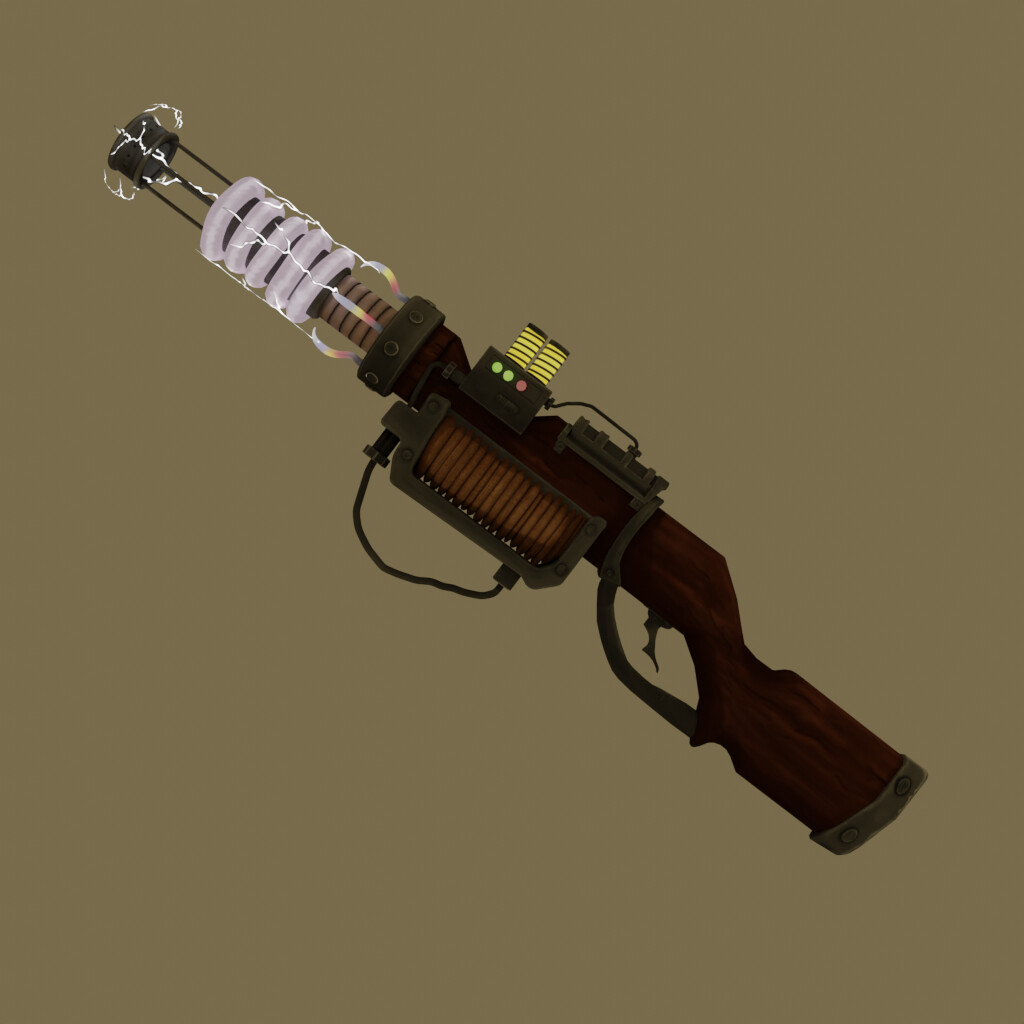 ArtStation - Electric gun in steampunk style