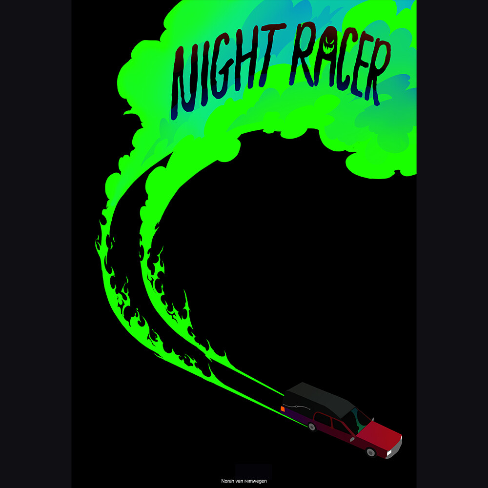 ArtStation - Poster: Night Racer