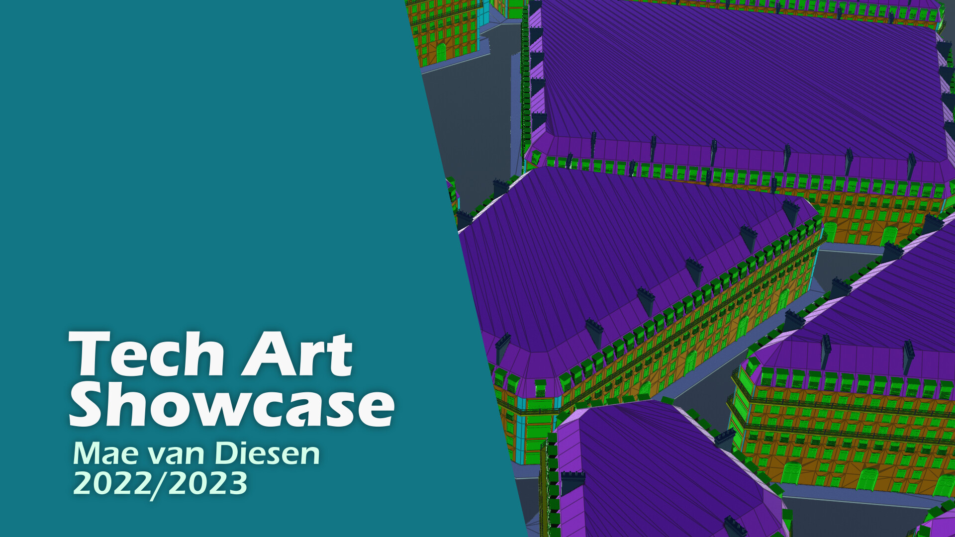 ArtStation - Tech Art Showcase - Mae van Diesen | 2022/2023