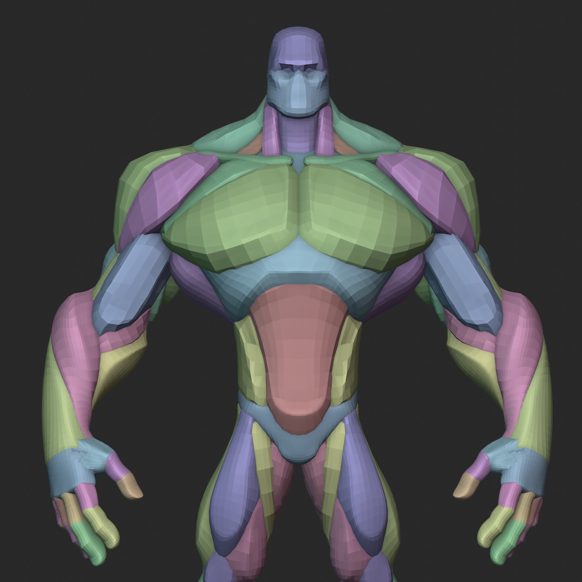 ArtStation - Stylized Hero Blockout V4