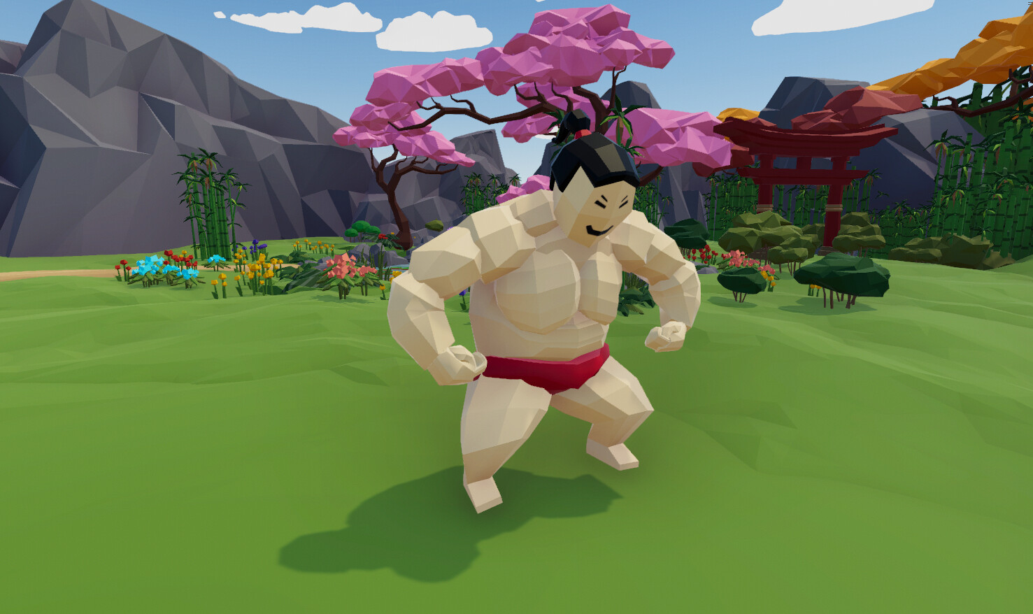 ArtStation - Faceted Sumo Main Character for a VideoGame