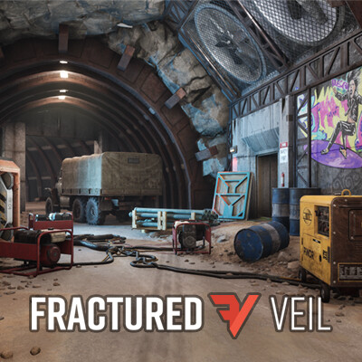ArtStation - Fractured Veil - Mines Dungeon level art