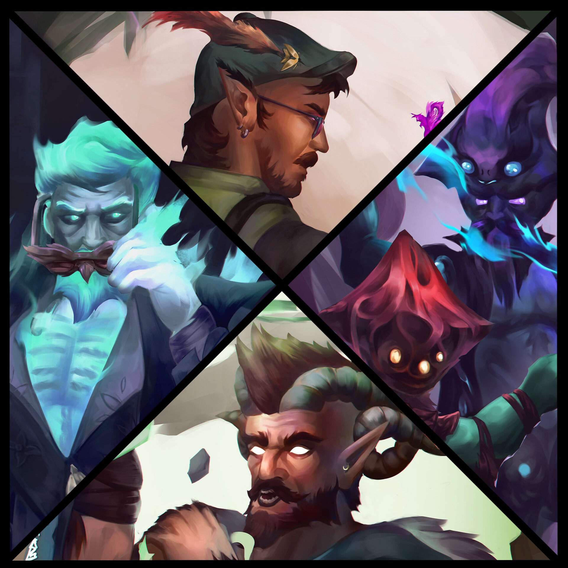 ArtStation - DnD Character Renders