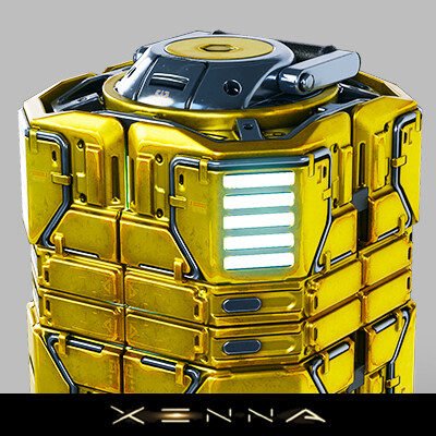 ArtStation - Cases lowpoly models for the game "Xenna"