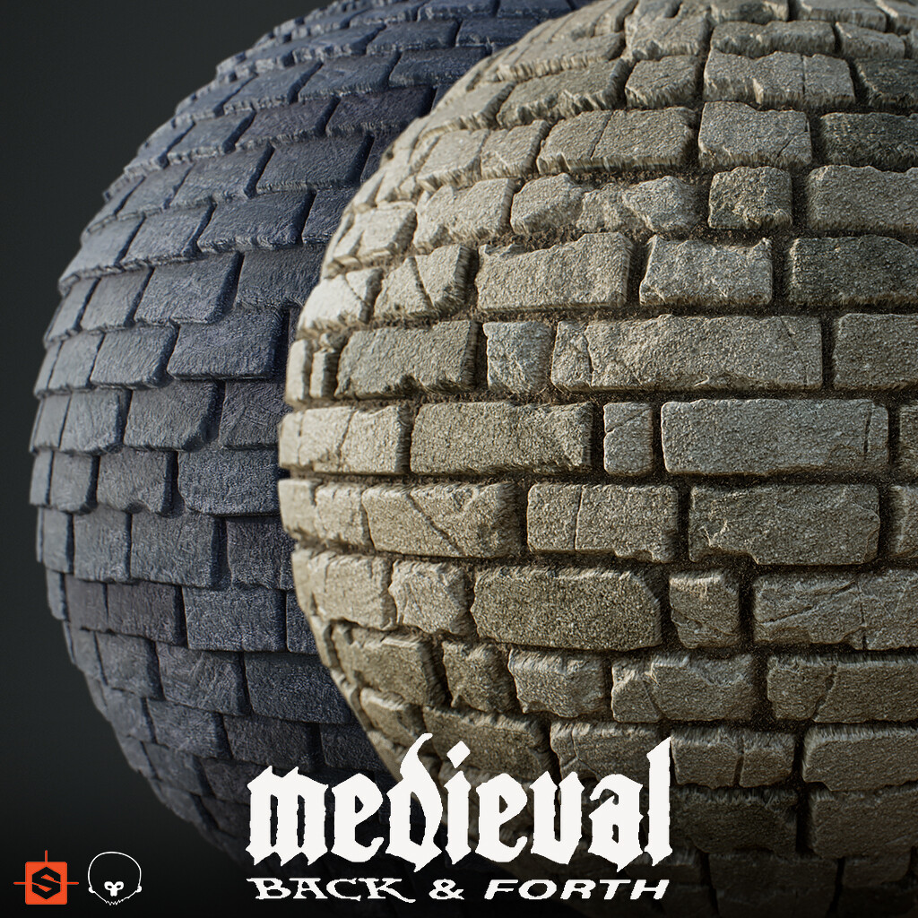 ArtStation - Substance Designer - Medieval Back & Forth Artstation Challenge