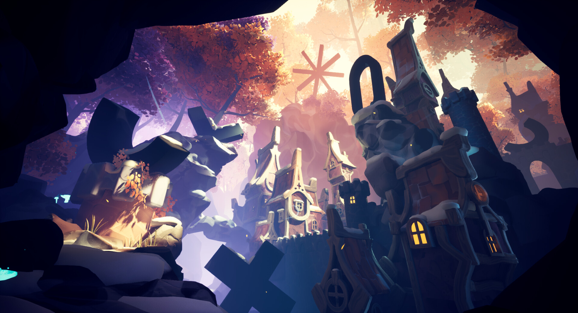 ArtStation - Hidden village