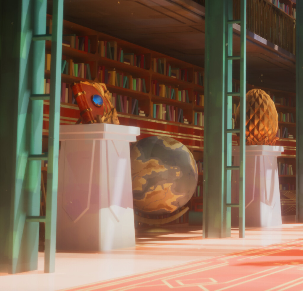 ArtStation - Arcane University Library