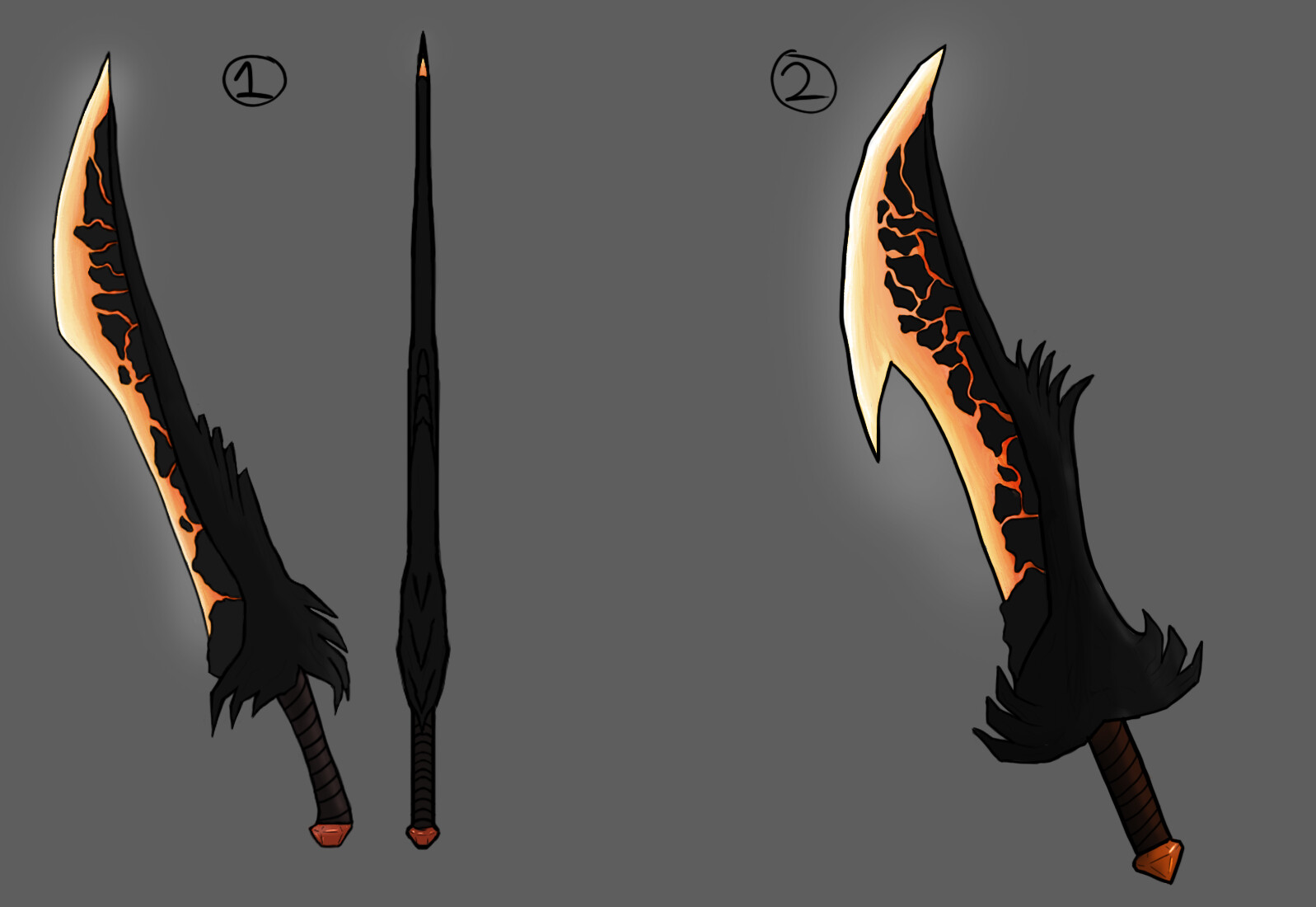 ArtStation - Concept Art - Volcanic Weapon