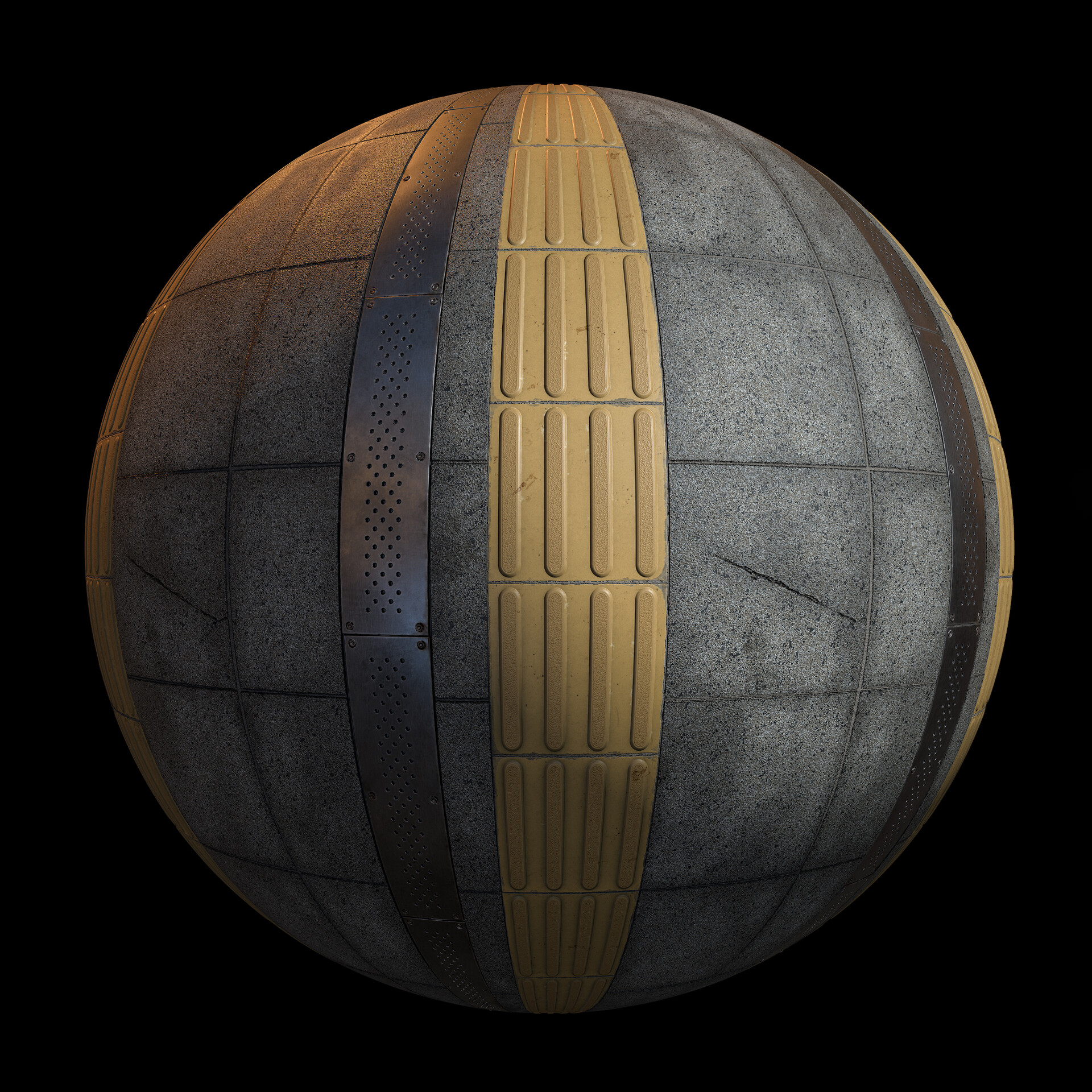 ArtStation - Train Station Floor - Substance Designer